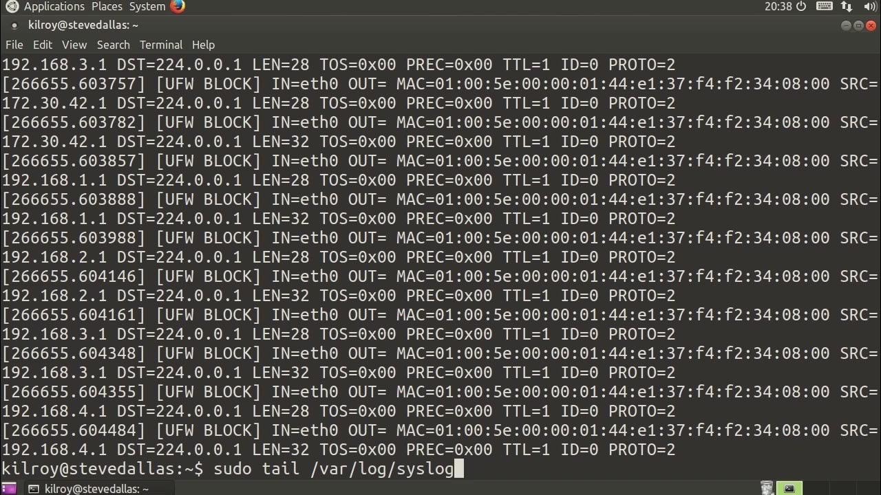 83 iptables Logs - YouTube