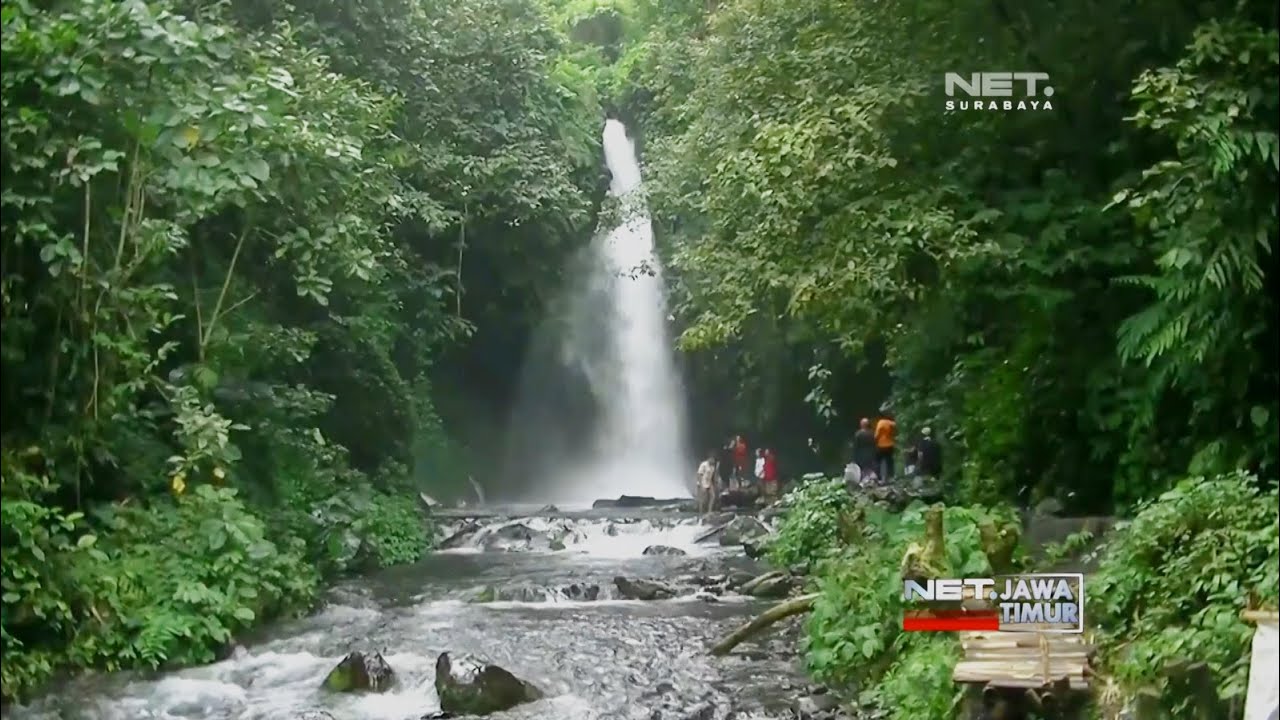 NET. JATIM - PESONA AIR TERJUN TELUNJUK RAUNG - YouTube