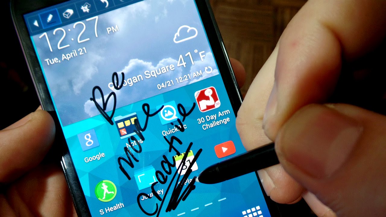 How to be more creative with your Samsung Galaxy Note? - YouTube