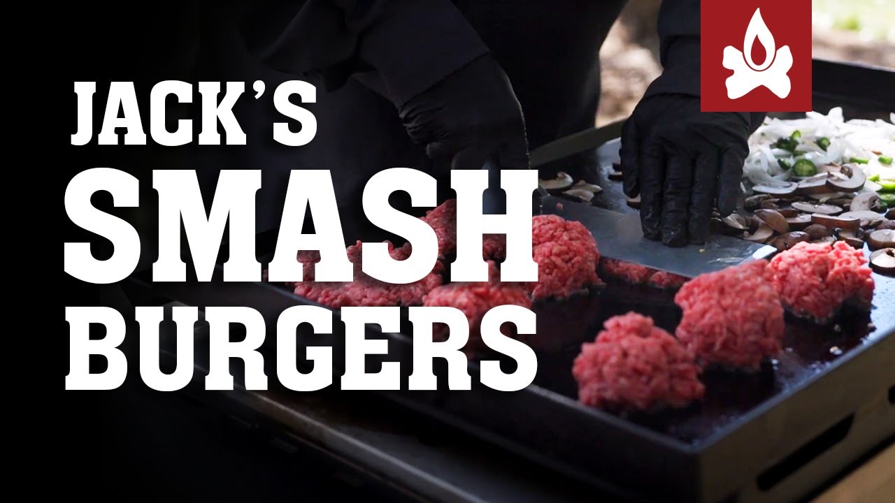 Jack's Smash Burgers on a Flat Top Grill - YouTube