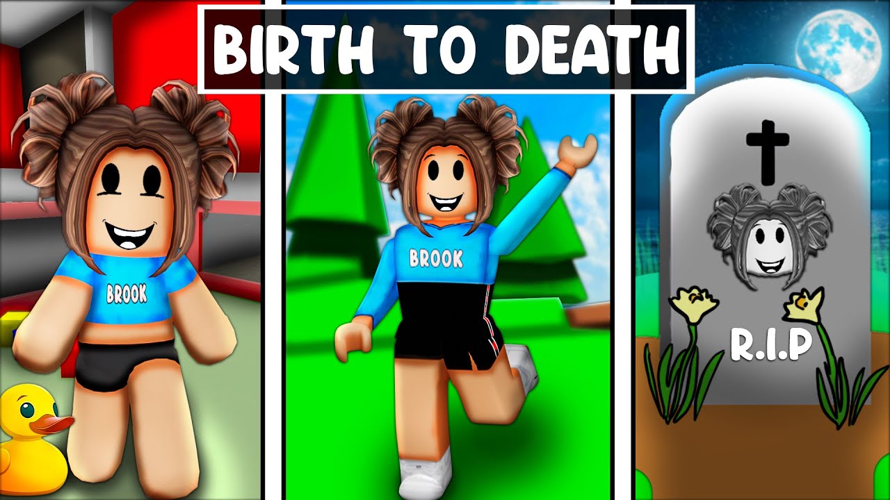 Birth To Adult To Death In Roblox Brookhaven Youtube