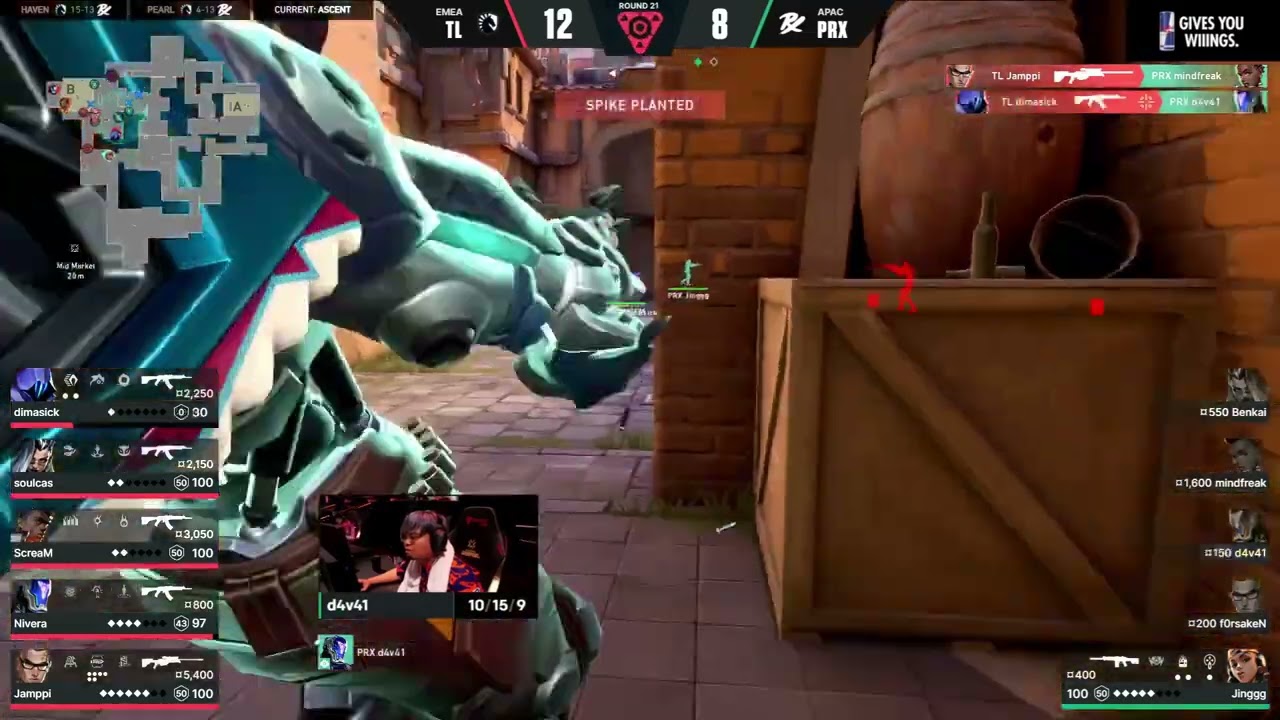 TL PRX'İ SON ROUND RUSHLAYARAK YENİYOR | TL VS PRX - YouTube