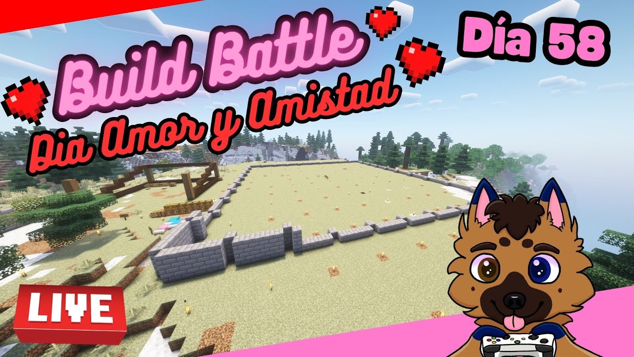 Jugando MINECRAFT Con SUBS | Dia 58 | EVENTO | BUILD BATTLE Del Dia DEL ...