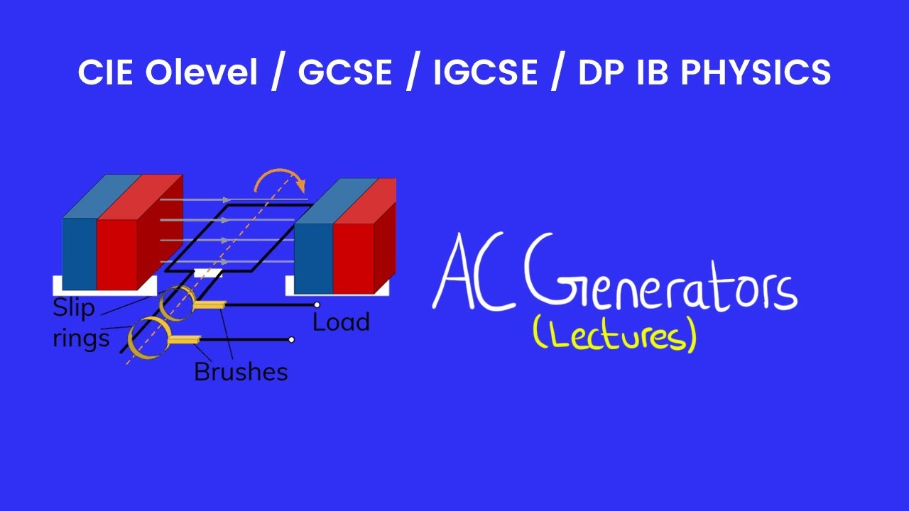 AC Generators - O Levels Physics Lectures - YouTube