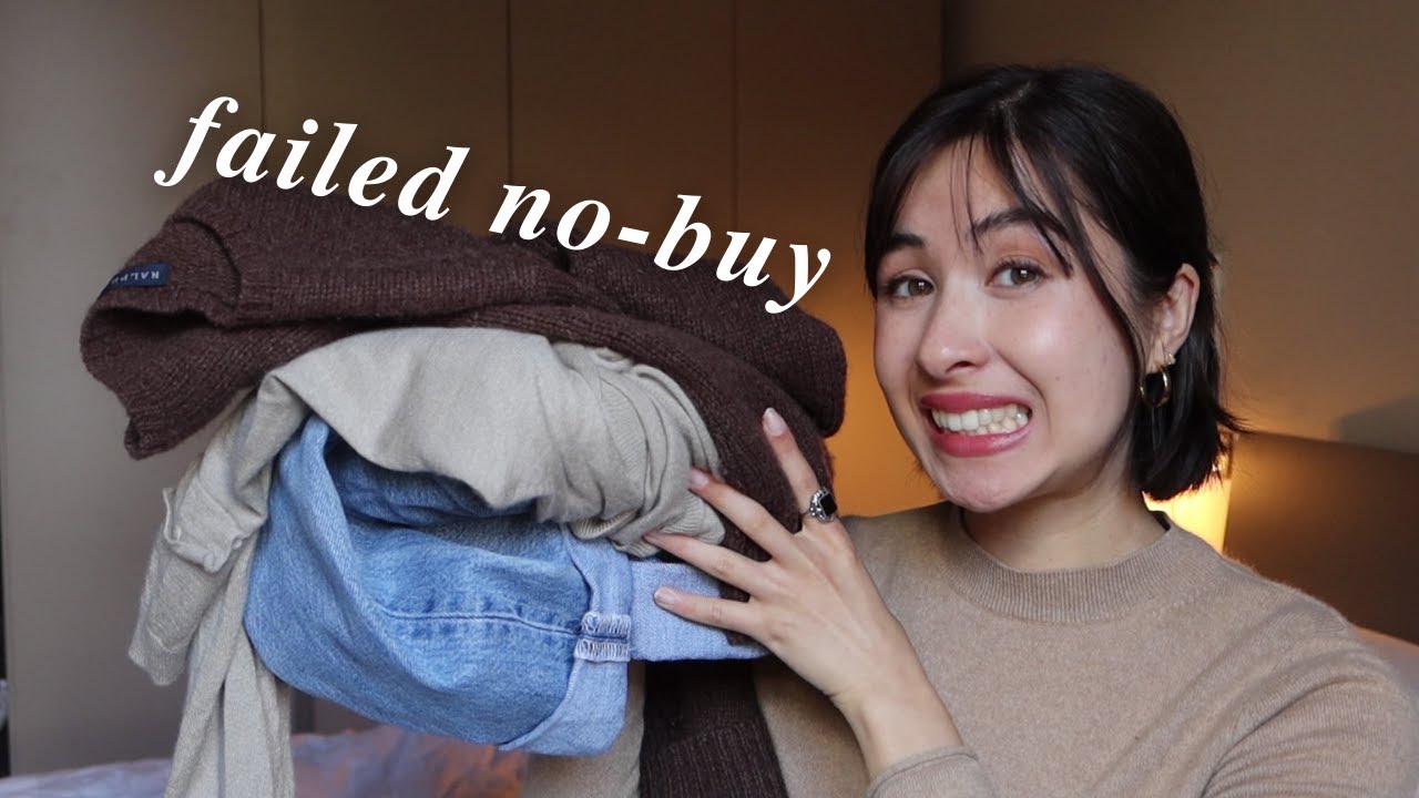 I BROKE MY NO-BUY CHALLENGE | LOW BUY | MINIMALISM - YouTube