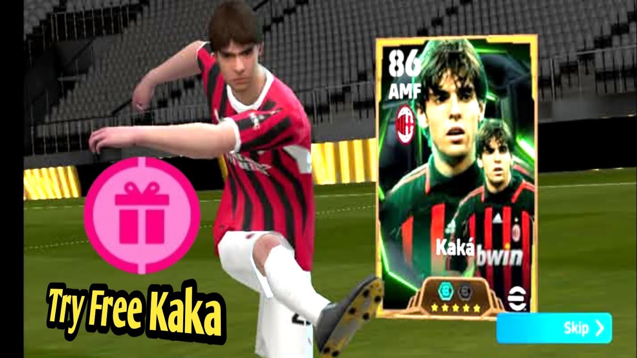 TRY FREE NEW KAKA CARD | E-FOOTBALL 2025 | @Gamingall-rounder27 - YouTube
