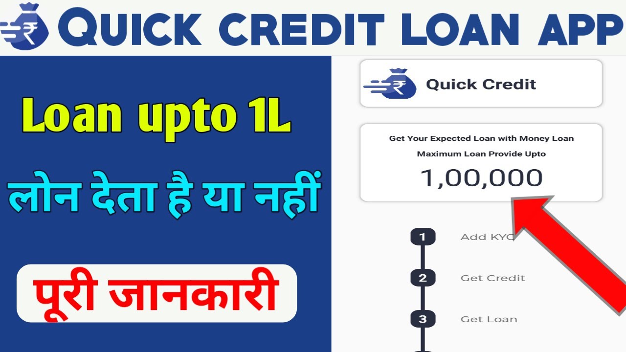 Quick credit loan app/Quick credit loan app review - YouTube