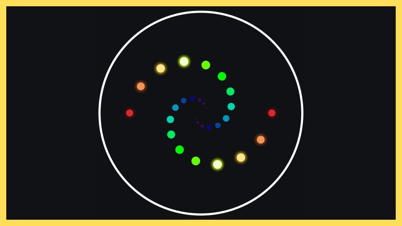 AWESOME Pendulum Wave Keeps Moving Outwards The Circle | Major Blues Scale | Polyrhythms - YouTube