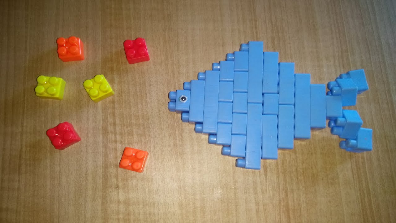 How to make Fish using building blocks || Mega Building Blocks ...