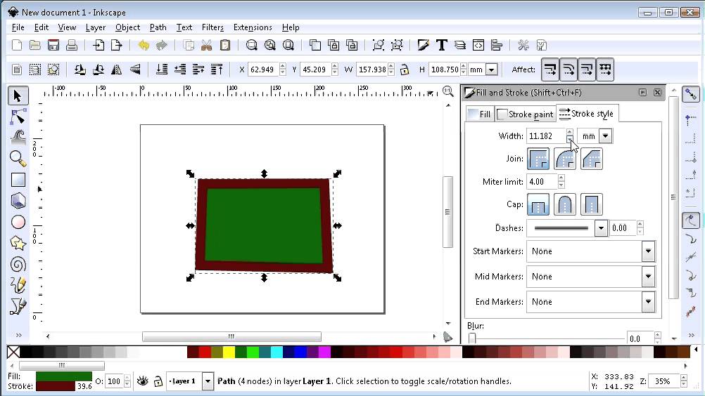 Inkscape - 01 Introduction and a Box - YouTube