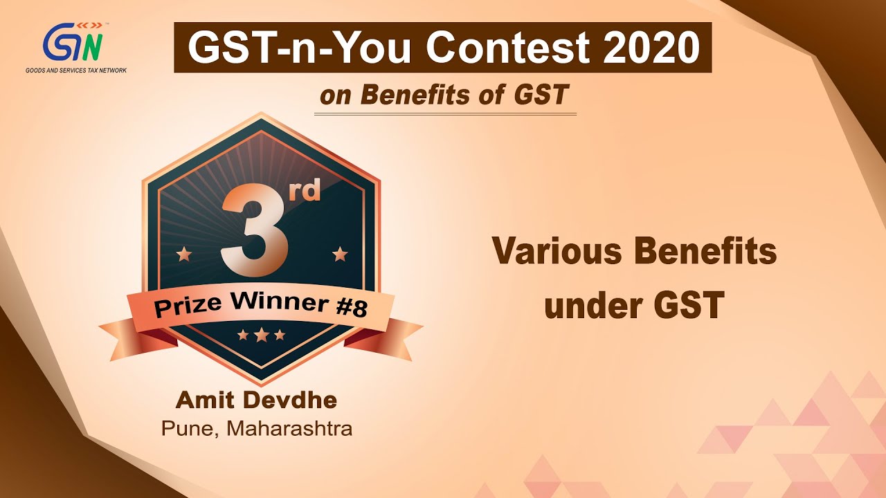 Know all the Benefits of GST - YouTube