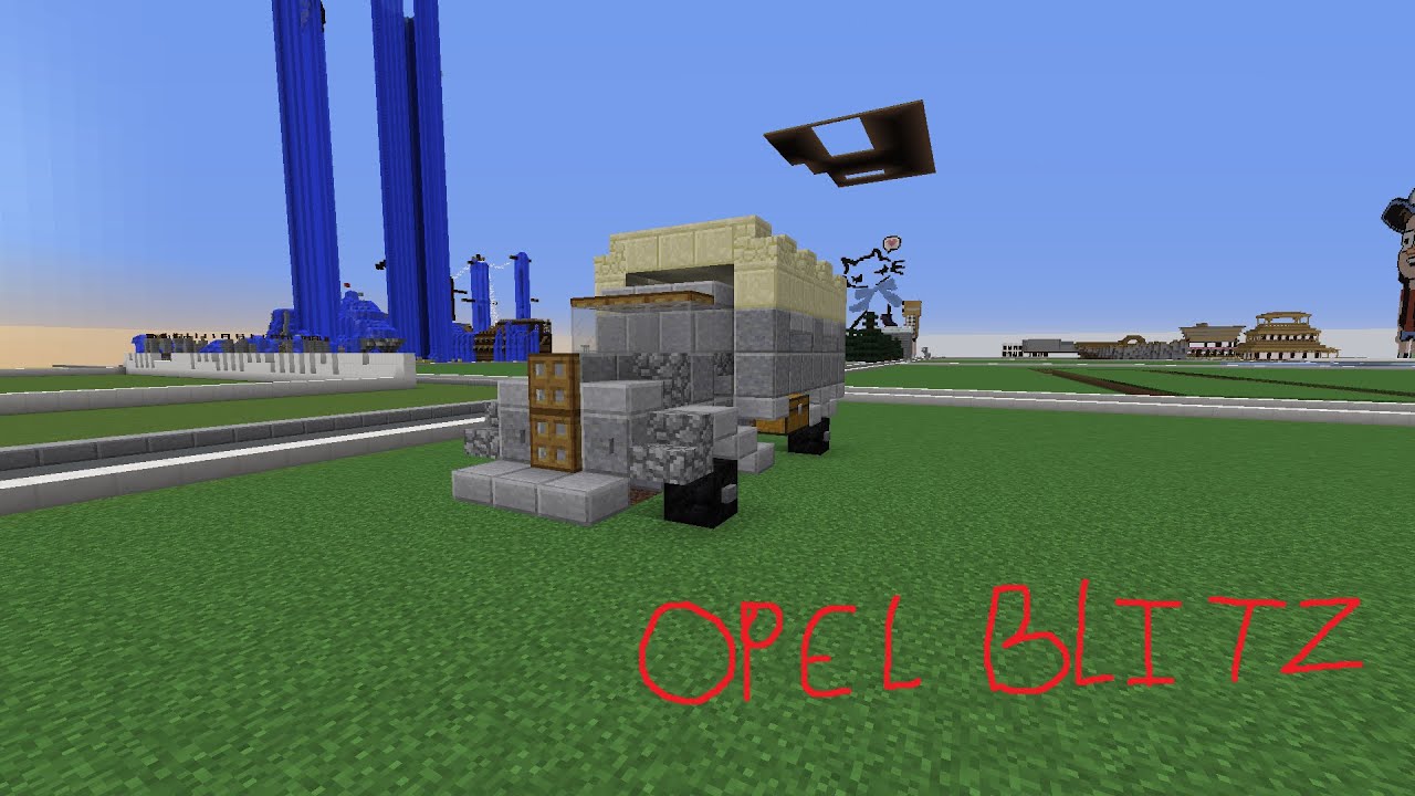 MINECRAFT Tuotoriel Opel Blitz - YouTube