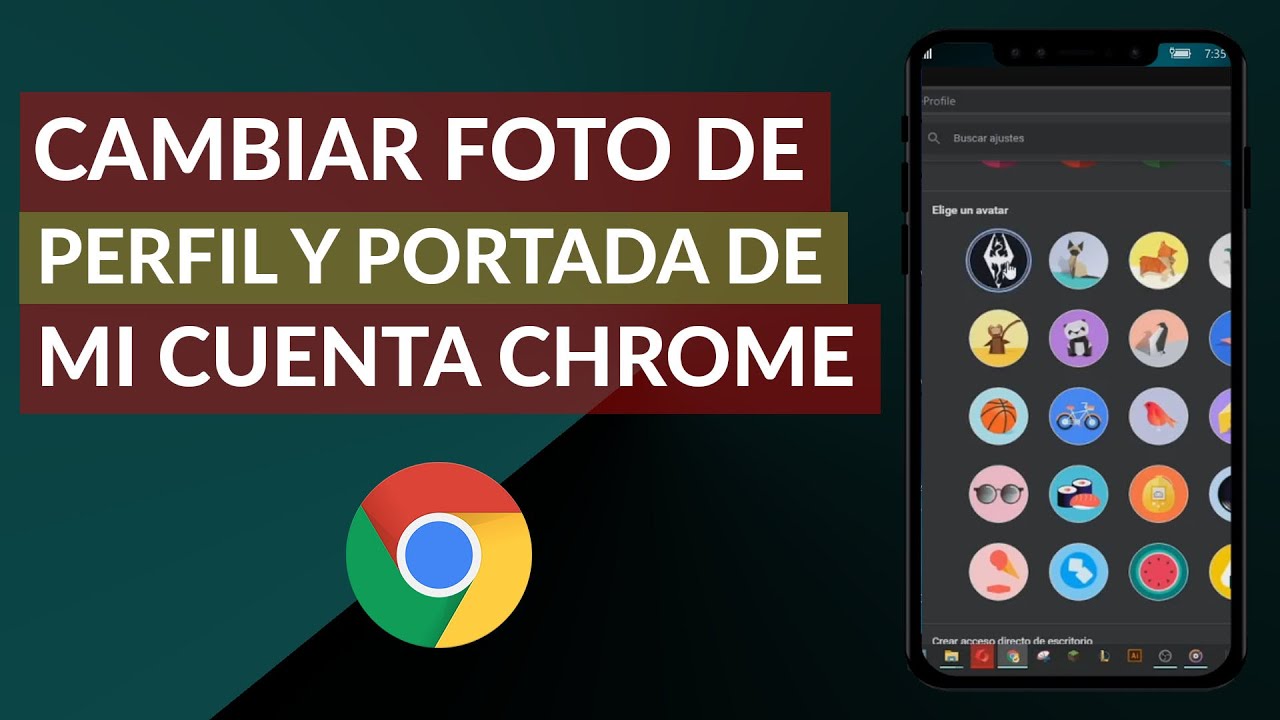 Cómo Cambiar Foto de Perfil y Portada de mi Cuenta Google Chrome - YouTube