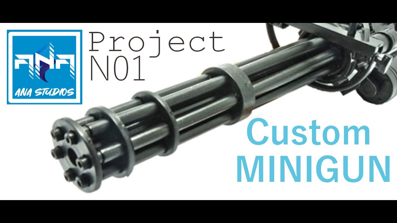 EPISODE 1 CUSTOM MINIGUN FOR 1/144 SCALE MODEL KITS - YouTube