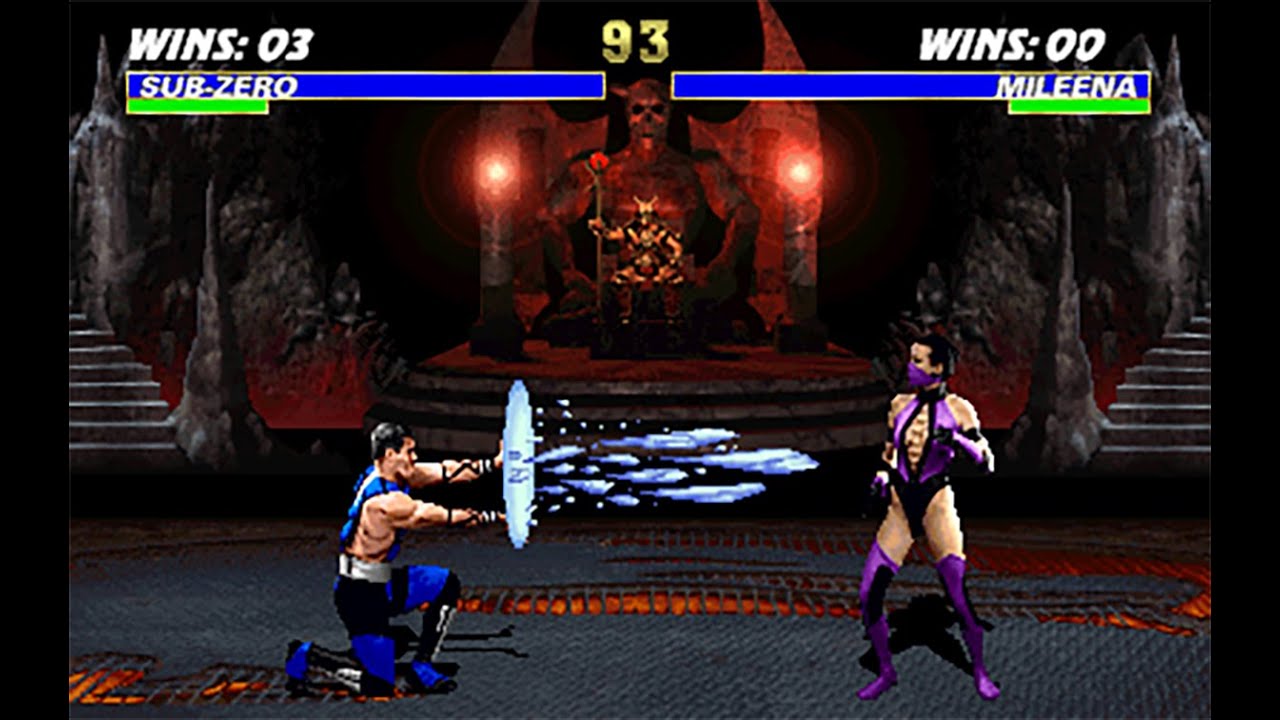 Ultimate Mortal Kombat 3 - Sub-Zero - Freeze - YouTube