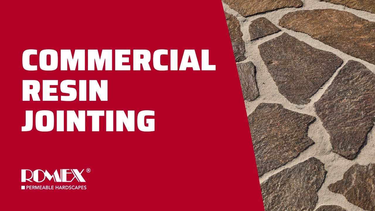 ROMEX D1 | Commercial Resin Jointing Install - YouTube