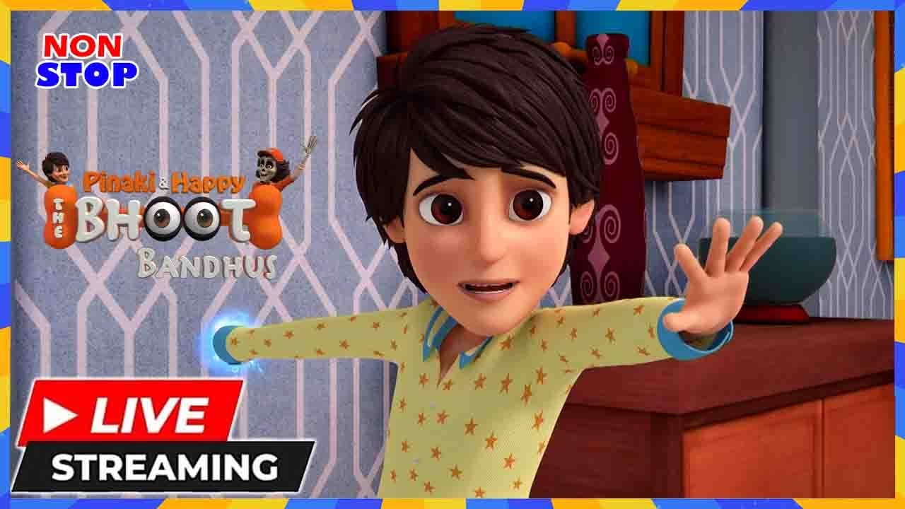 LIVE - Pinaki And Happy - Bhoot Bandhus #bhootbandhus #cartoon ##funny ...