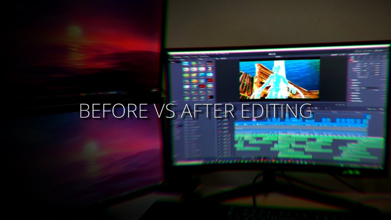 Before VS After Editing - YouTube