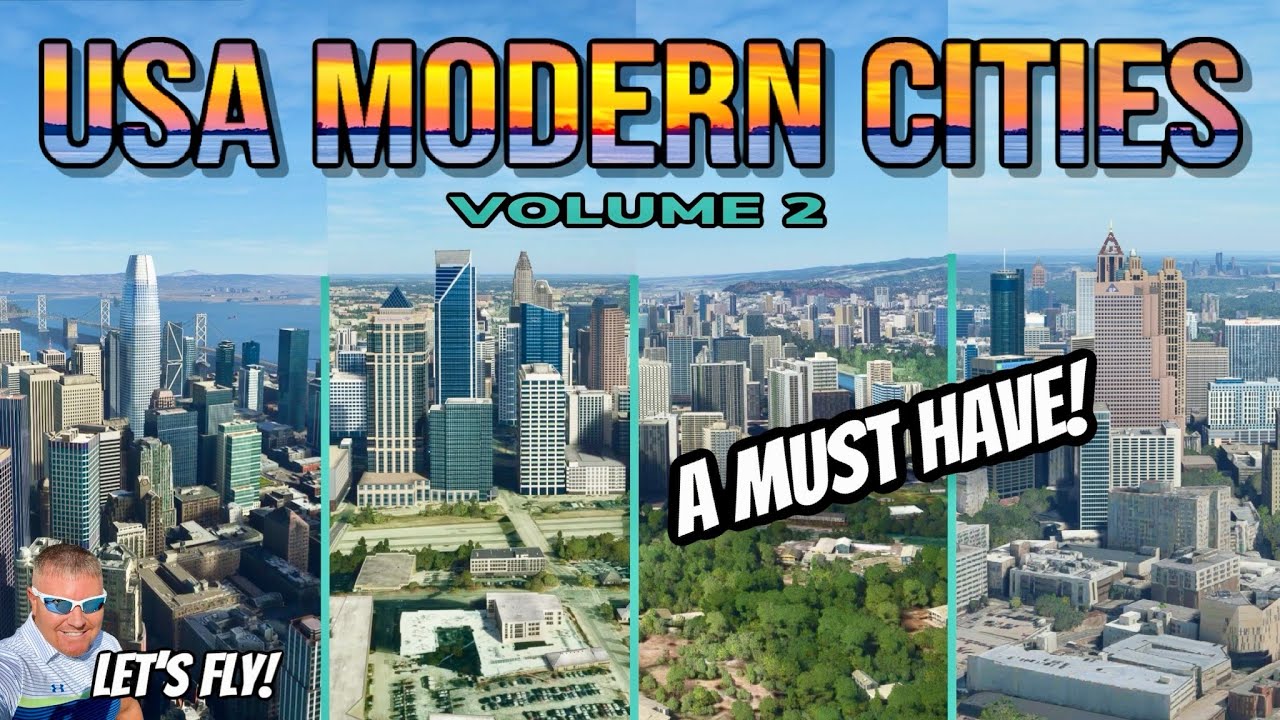 Samscene 3D USA Modern Cities Pack Volume 2 | Microsoft Flight ...