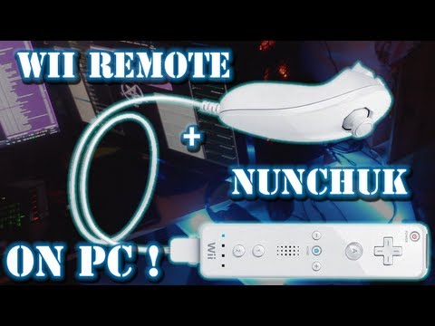 Wii Remote & Nunchuk on PC (how to control pc with Wii mote) - YouTube