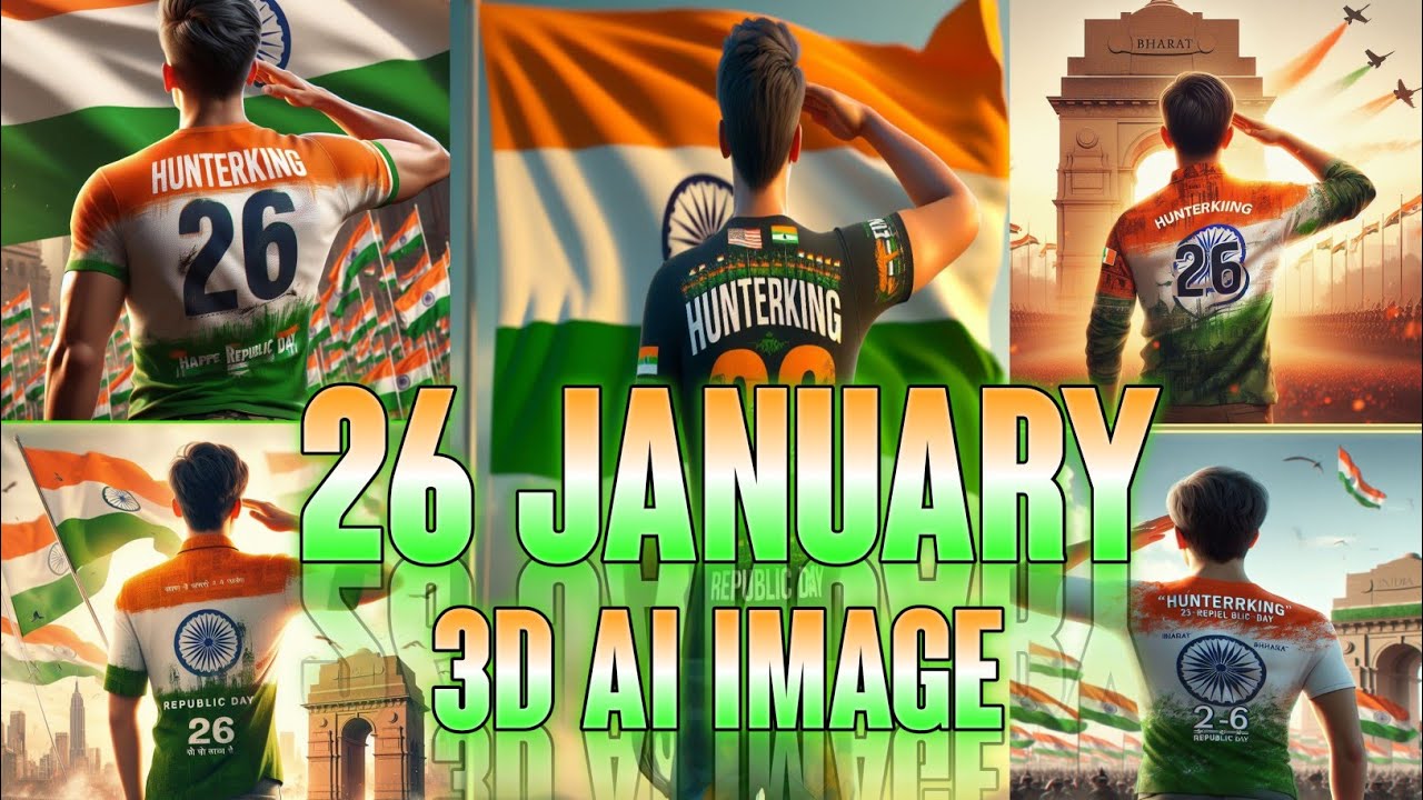 How to Create 3D Ai 26 January Republic Day Image 🇮🇳 | 26 January Photo ...
