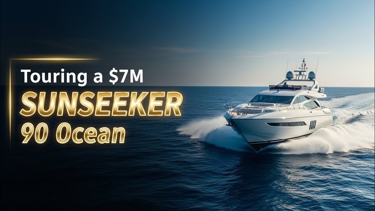 Touring a $7,000,000 Sunseeker 90 Ocean - YouTube