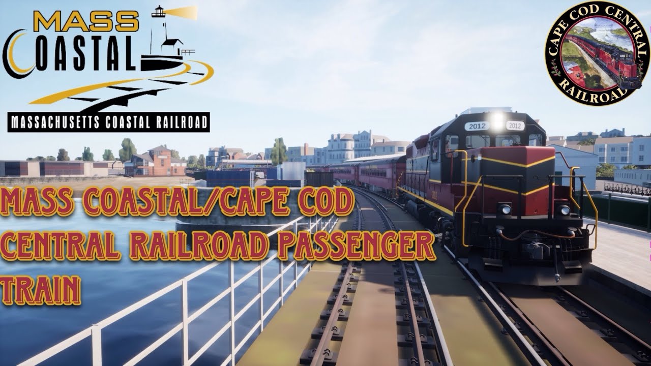 Mass coastal/cape cod central railroad passenger - YouTube