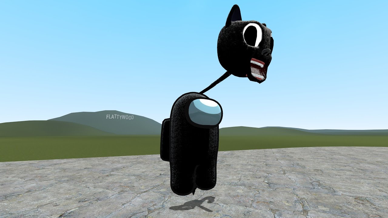 NEW AMONG US CARTOON CAT VS TREVOR HENDERSON CREATURES!! Garry's Mod ...