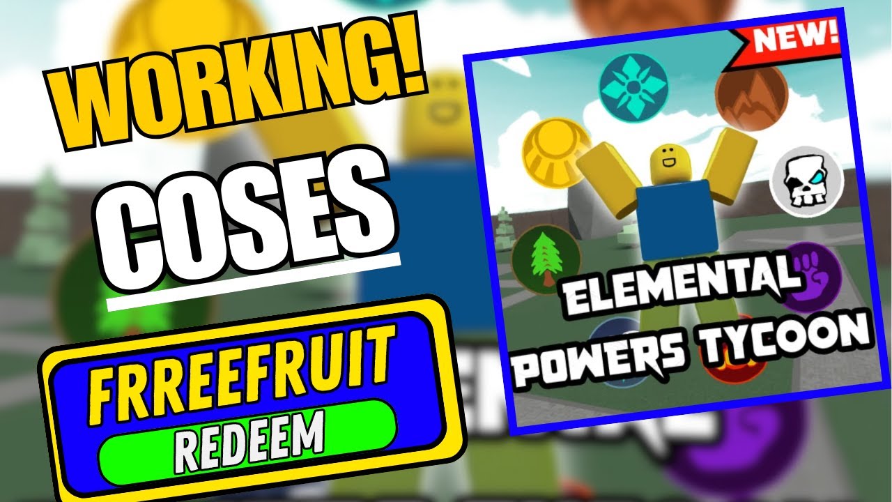 *NEW CODES* ROBLOX Elemental Power Tycoon CODES 2025 | Elemental Power ...