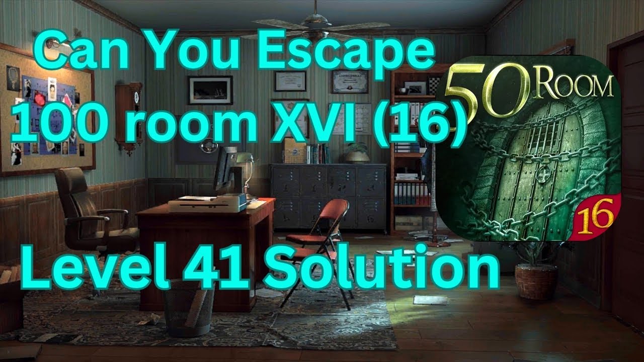 Can you escape the 100 room 16 Level 41 Solution - YouTube