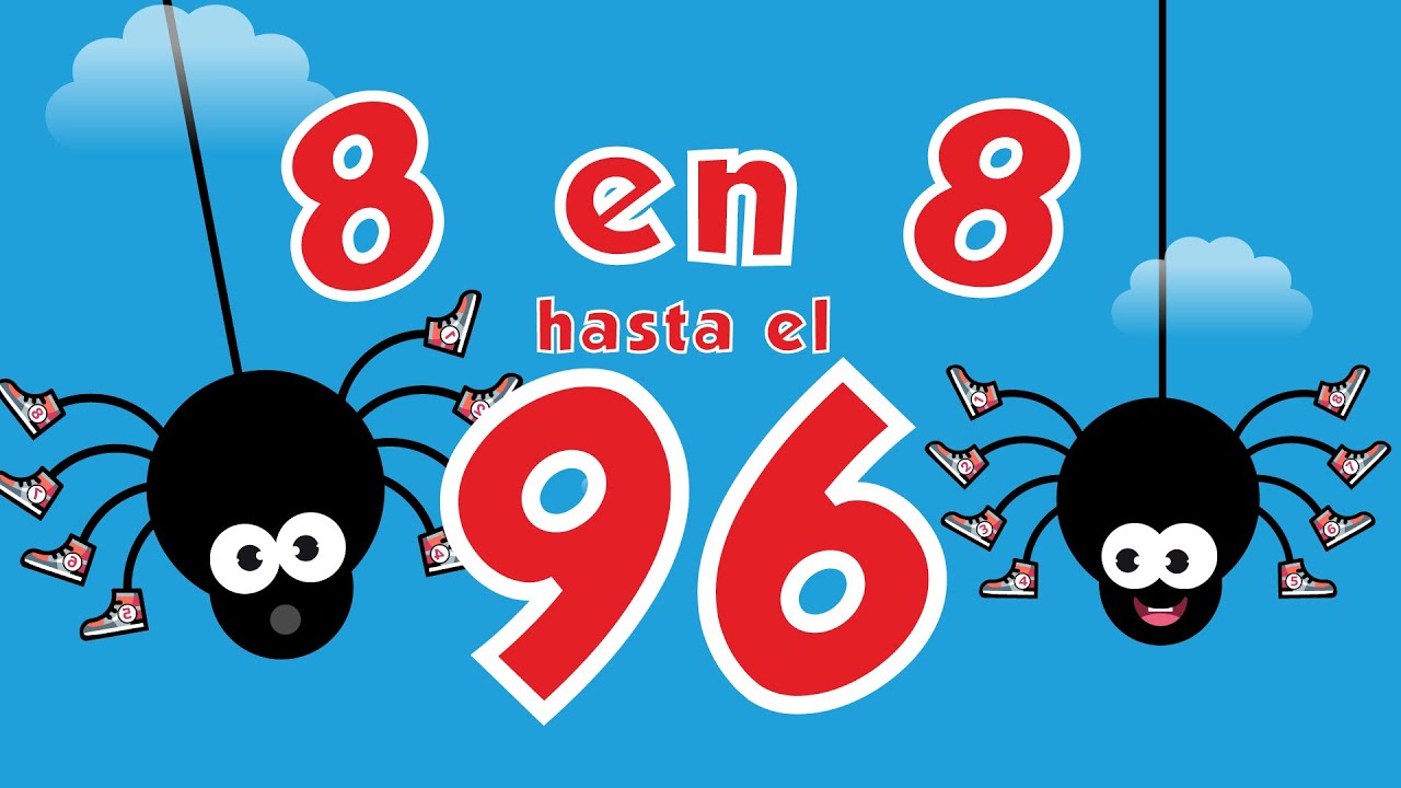 8 en 8 hasta el 96 - Videos Aprende #múltiplos - YouTube