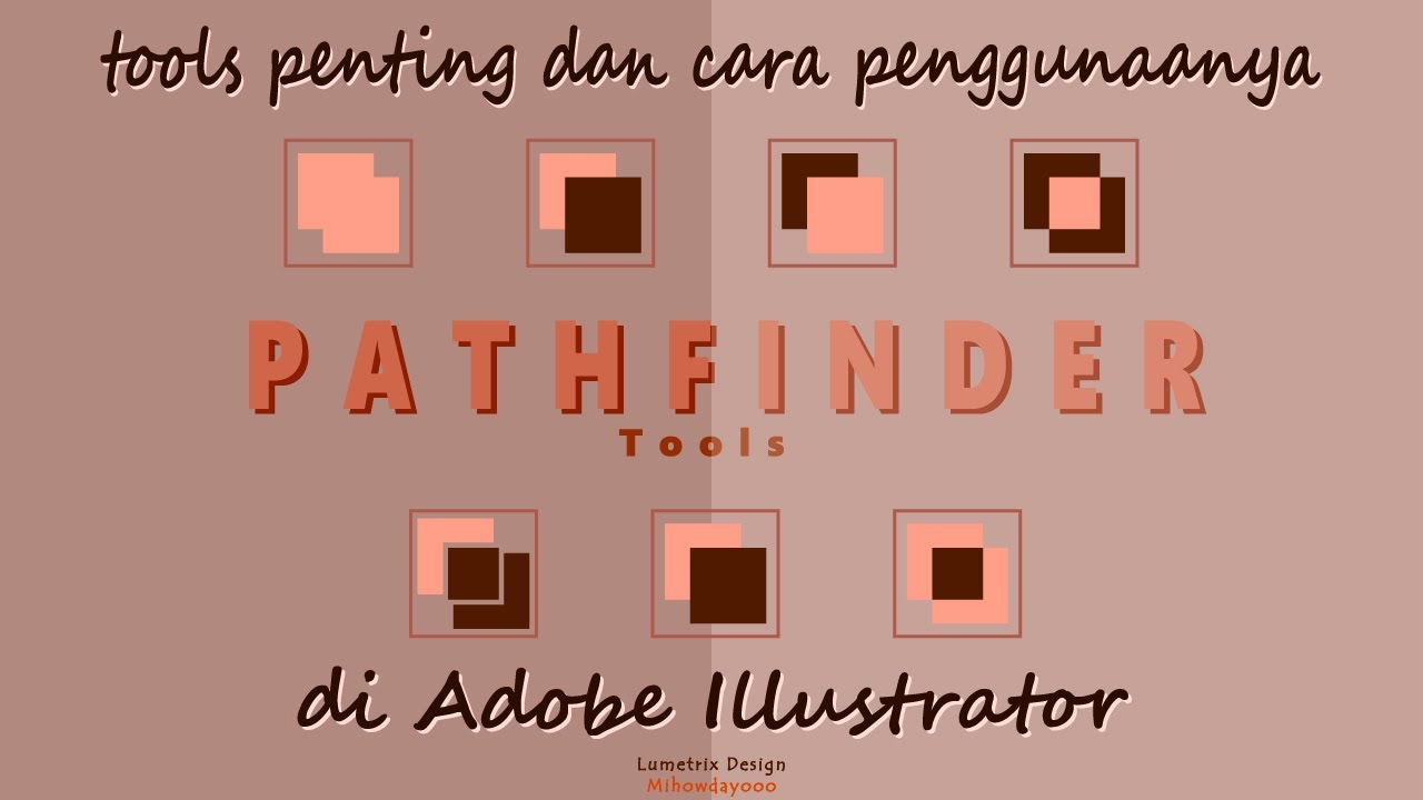 #tutorialyoutube 2 Tips and Triks | Adobe Illustrator | PATHFINDER tool ...