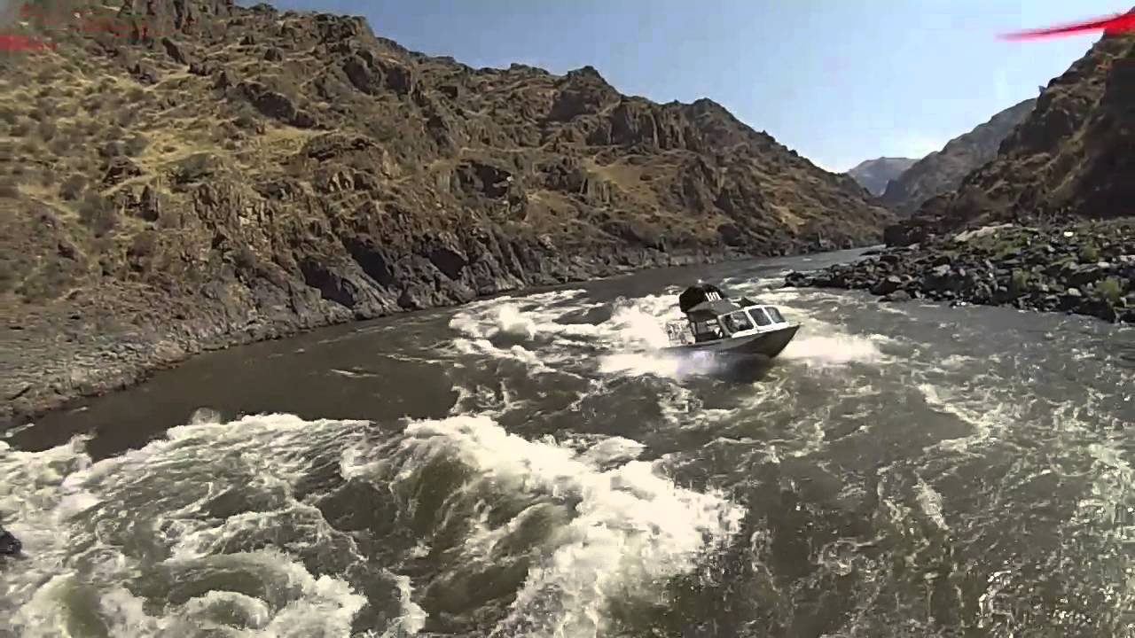 Jet Boating Snake River with Go Pro Heli - YouTube