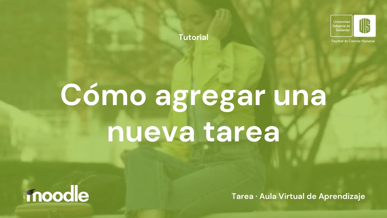 Moodle: ¿Cómo agregar una tarea al Aula Virtual de Aprendizaje? - YouTube