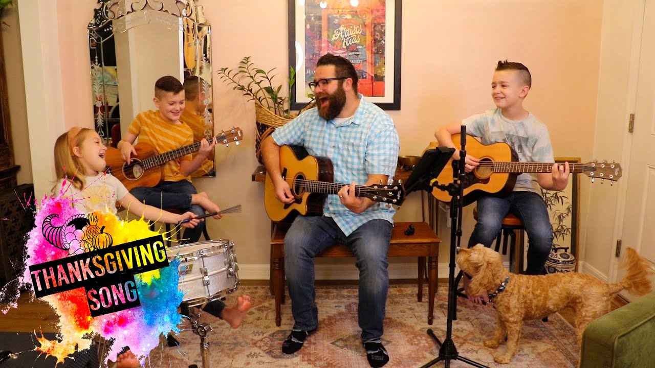 Colt Clark and the Quarantine Kids play "Thanksgiving Song" - YouTube
