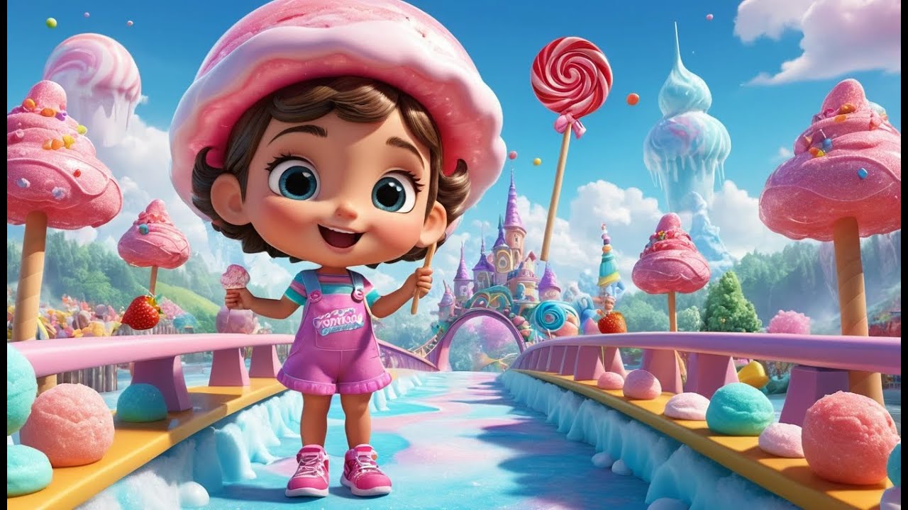 The Ice Cream Bridge Melts Away | Sweet Ice Cream Song for Kids | Sing ...