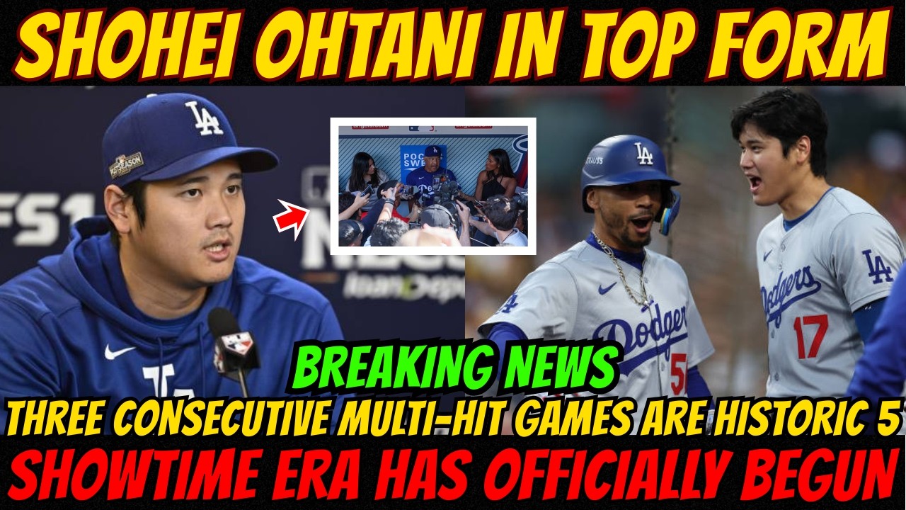 Breaking: Ohtani in Top Form — Massive Home Run and Three Straight ...