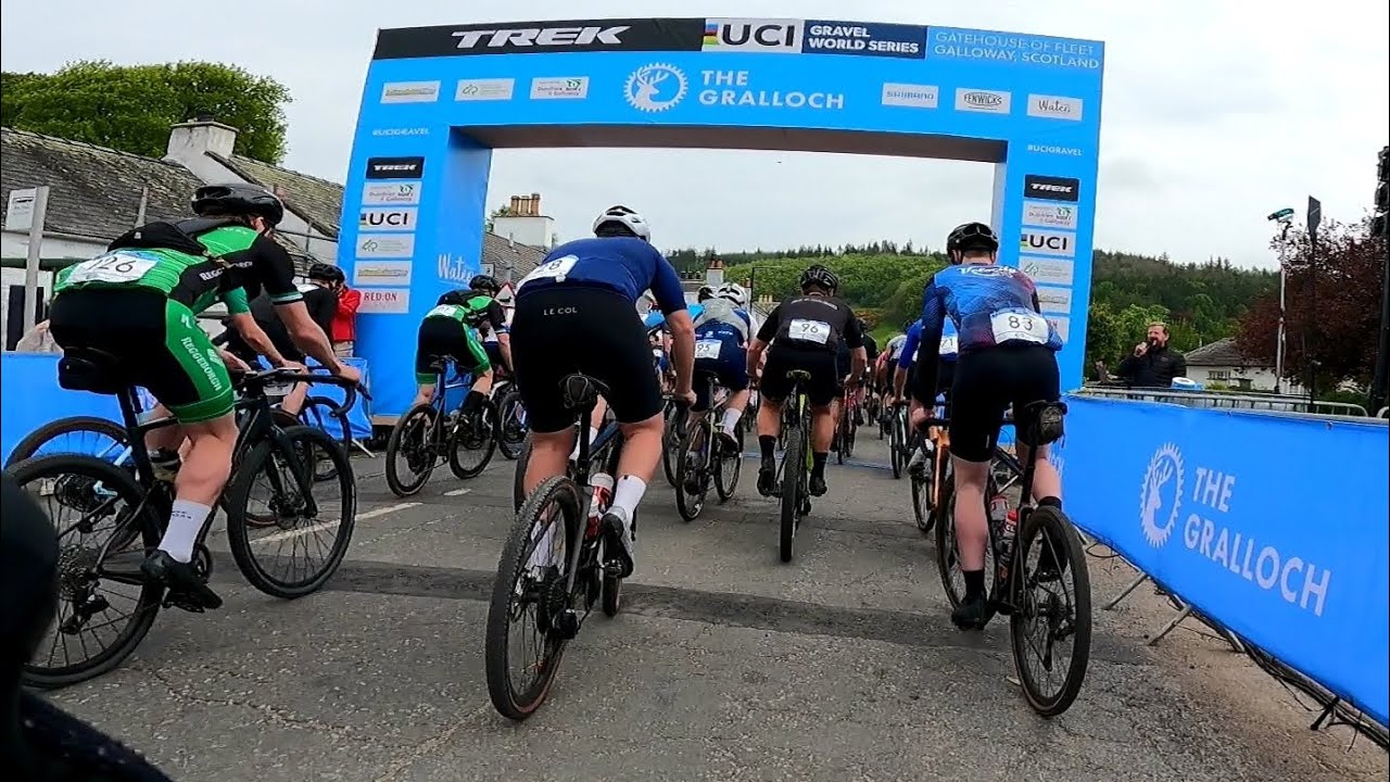 The Gralloch Gravel Race 2023 First Climb and Descent Raw Footage - YouTube