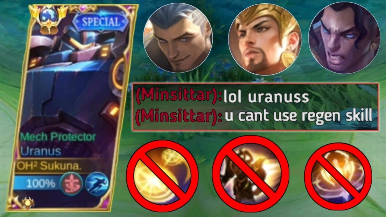 DON'T THINK SILENT AND STUN CAN COUNTER MY URANUS!?? | TOP 1 GLOBAL ...