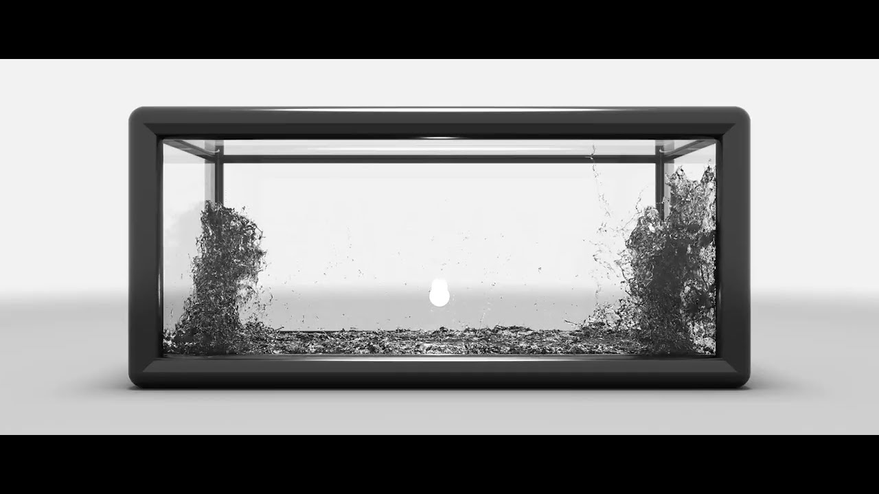 Water in a Box 4K // Fluidsimulations // LiquiGen + C4D + Octane - YouTube