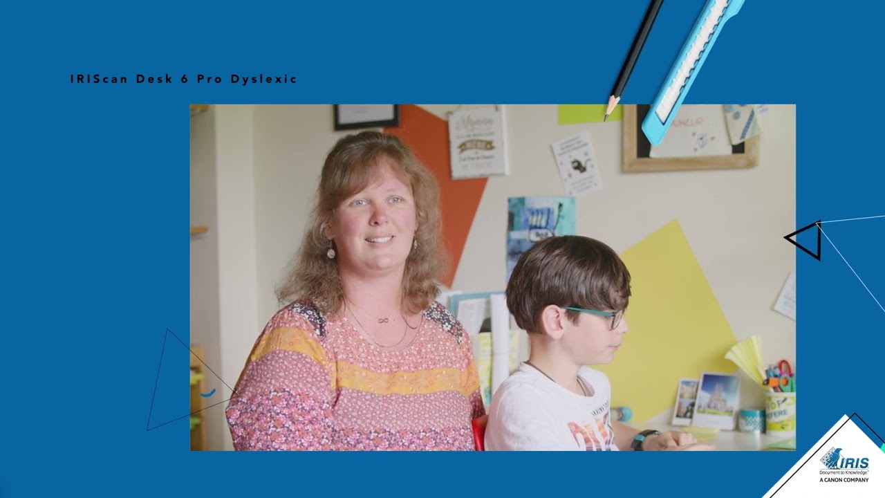 Présentation de la caméra scanner IRISCAN DESK 6 Pro Dyslexic - YouTube