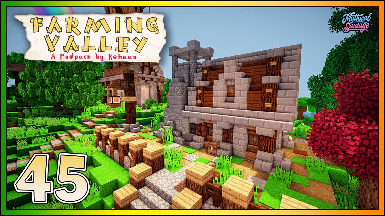 Minecraft Farming Valley BLACKSMITH UPGRADE!!! EP.45 [ 1.10.2 Modded ...
