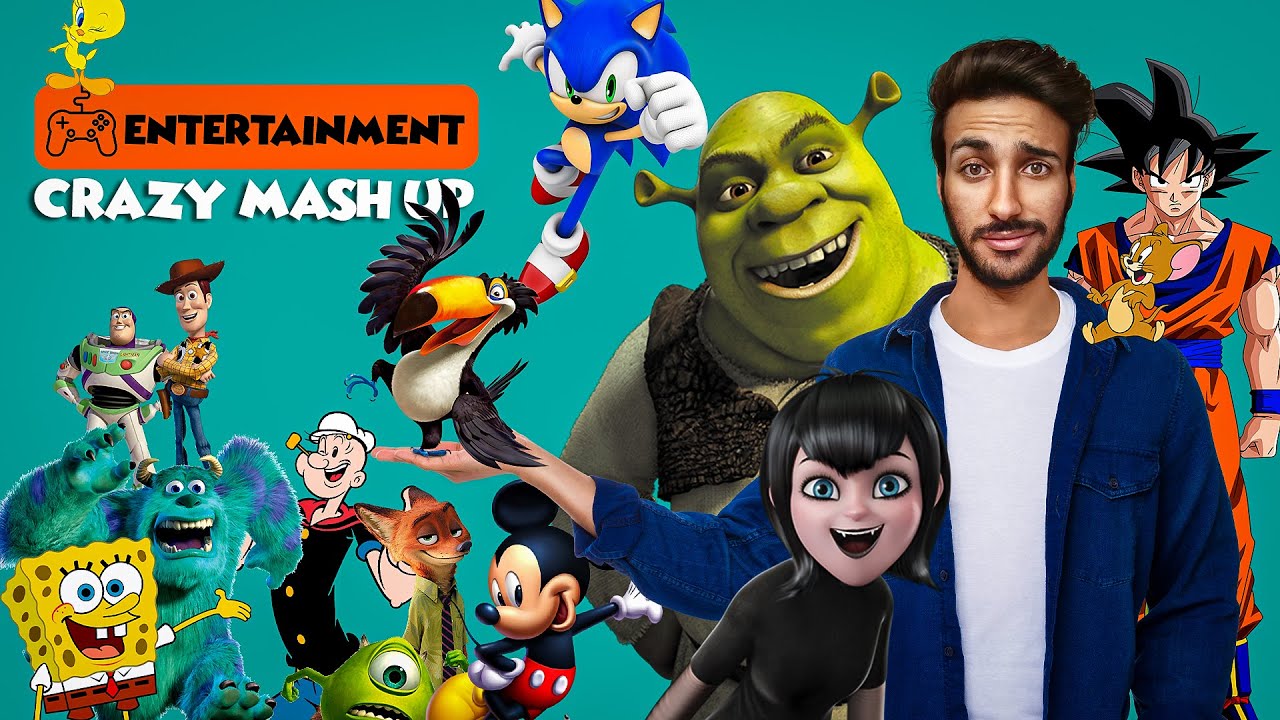 MISHMASH | COMBINING CARTOON CHARACTERS - YouTube