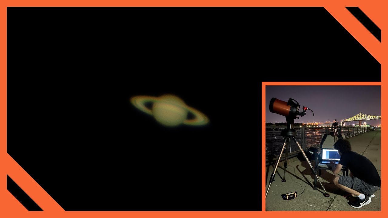 Saturn Astrophotography with my Planetary Camera - YouTube