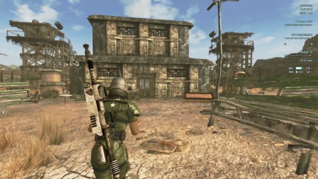 Fallout New Vegas - Testing Reloaded Graphics Mod - YouTube