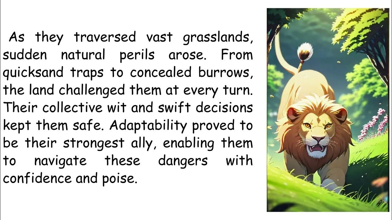 Learn English&Listening Bedtime Stories||Lion: Leo's Thrilling ...