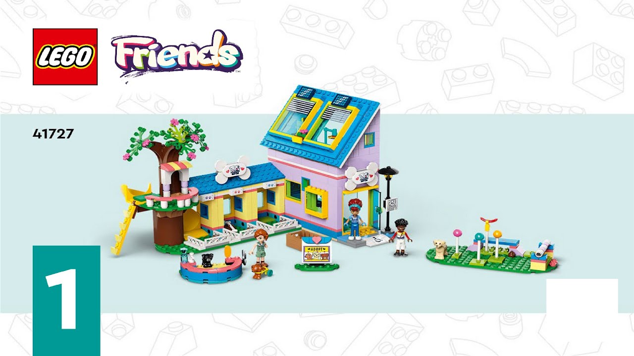 LEGO instructions - LEGO Friends - 41727 - Dog Rescue Centre (Book 1 ...