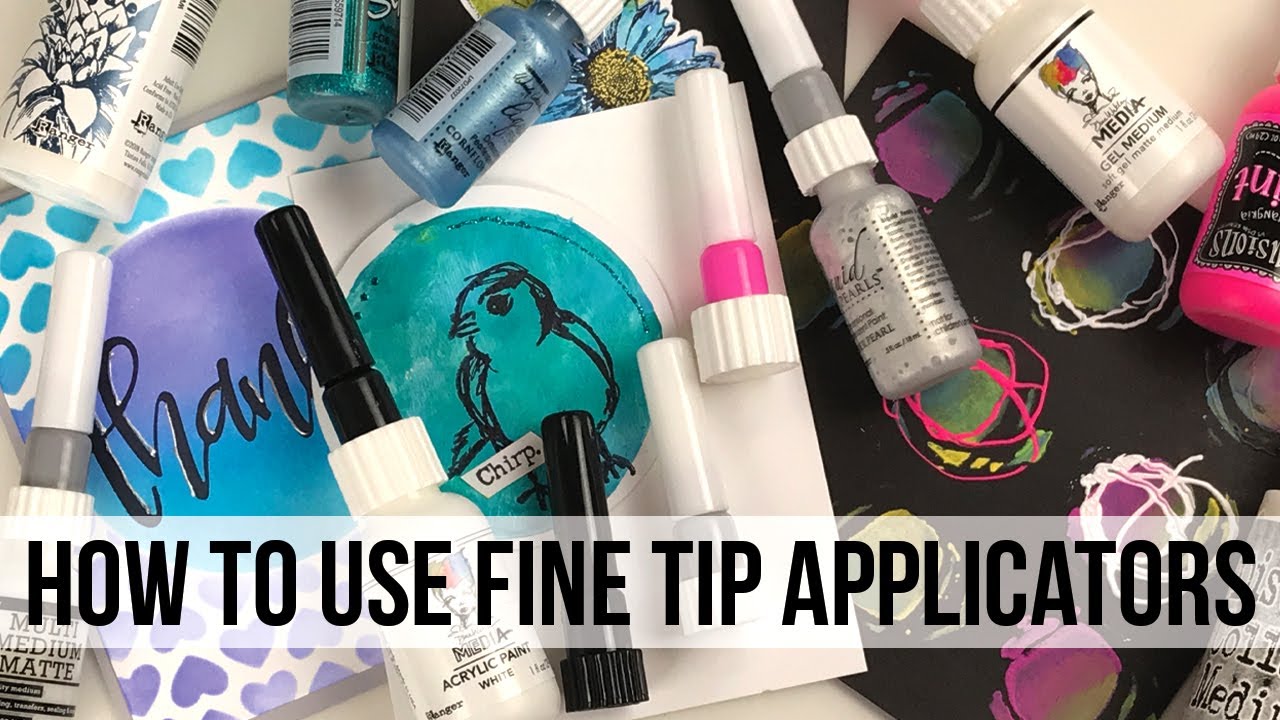 How to Use Fine Tip Applicators - YouTube