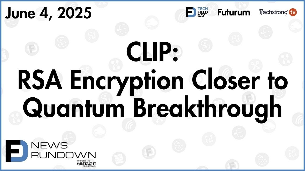 RSA Encryption Closer to Quantum Breakthrough - YouTube