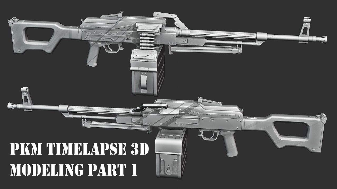 PKM Timelapse 3D Modeling [Part 1] - YouTube